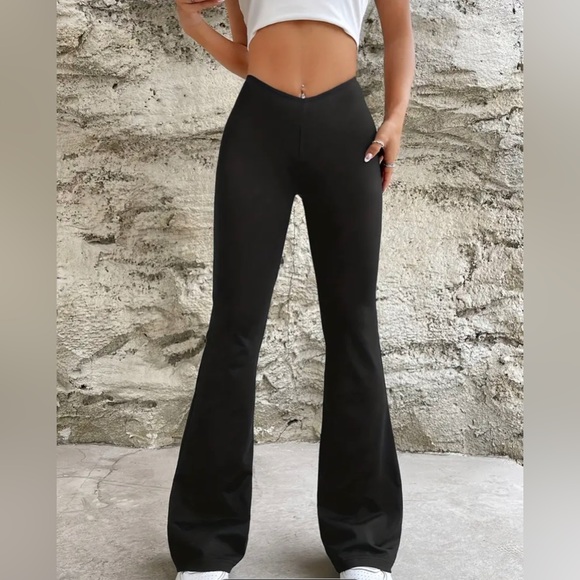 Pants & Jumpsuits | Solid Color Flare Leg Pants Hp | Poshmark